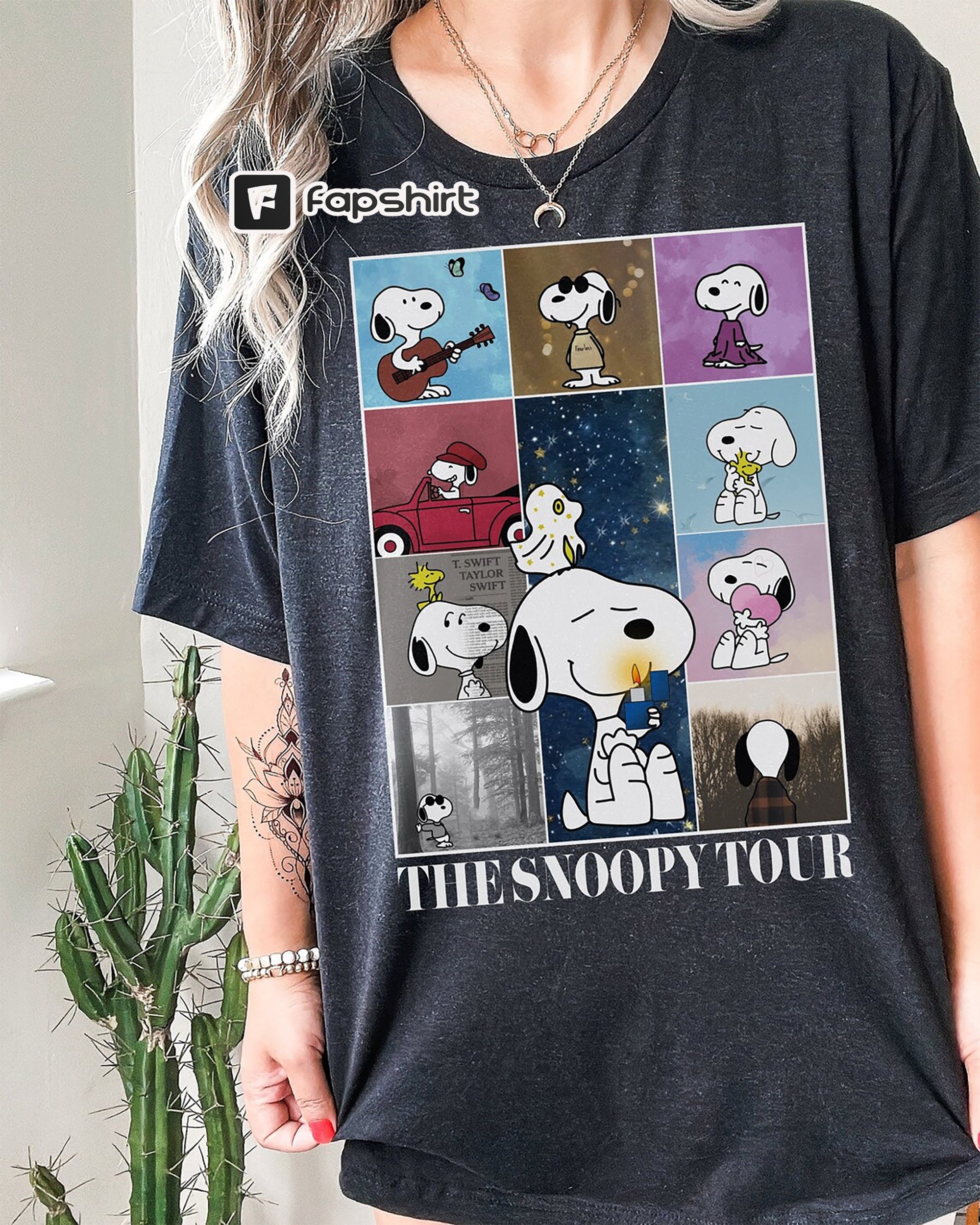 The Snoopy Taylor Swift Era Tour Sweatshirt Hoodie Tshirt - Etsy