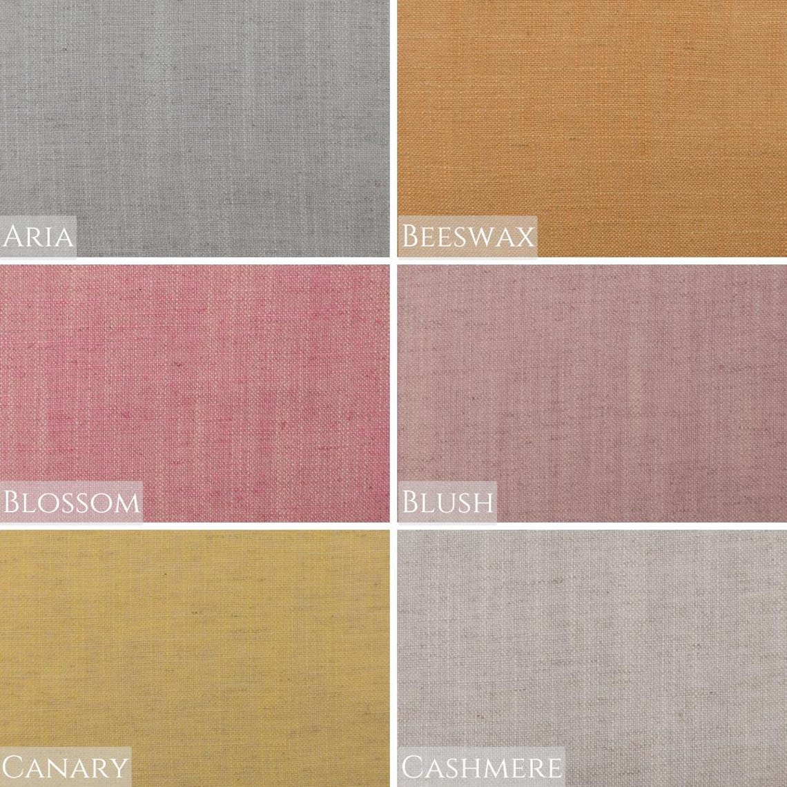 Linen Blend Fabric by the Yard - for Drapery & Upholstery - Etsy