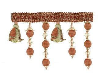 Meadow 1 1/2 Beaded Fringe Trim by the Yard - Etsy