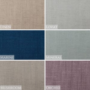 Linen Blend Fabric by the Yard - for Drapery & Upholstery - Etsy