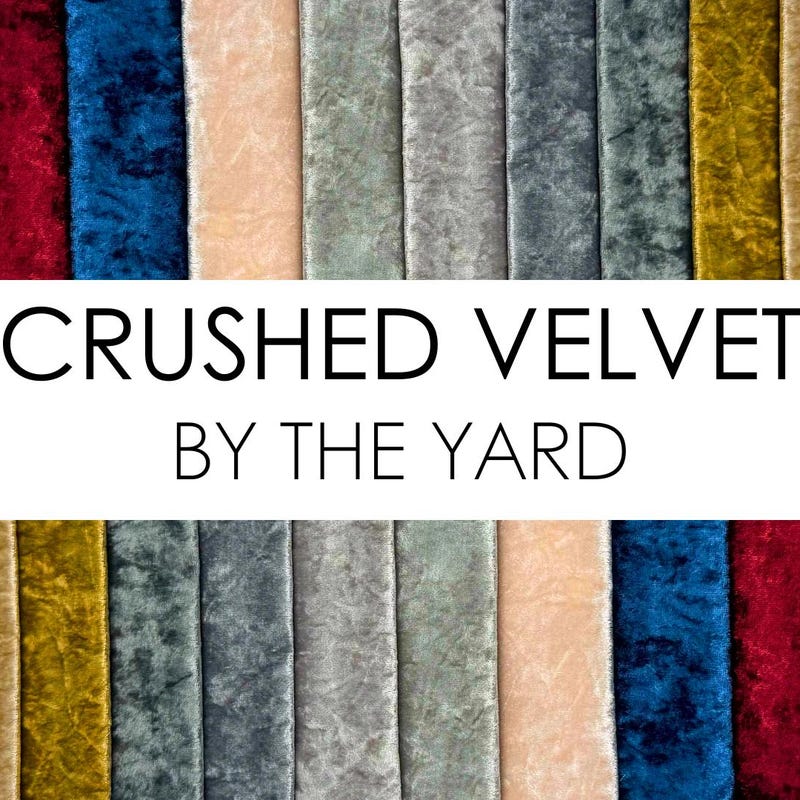 Crushed Velvet - Etsy