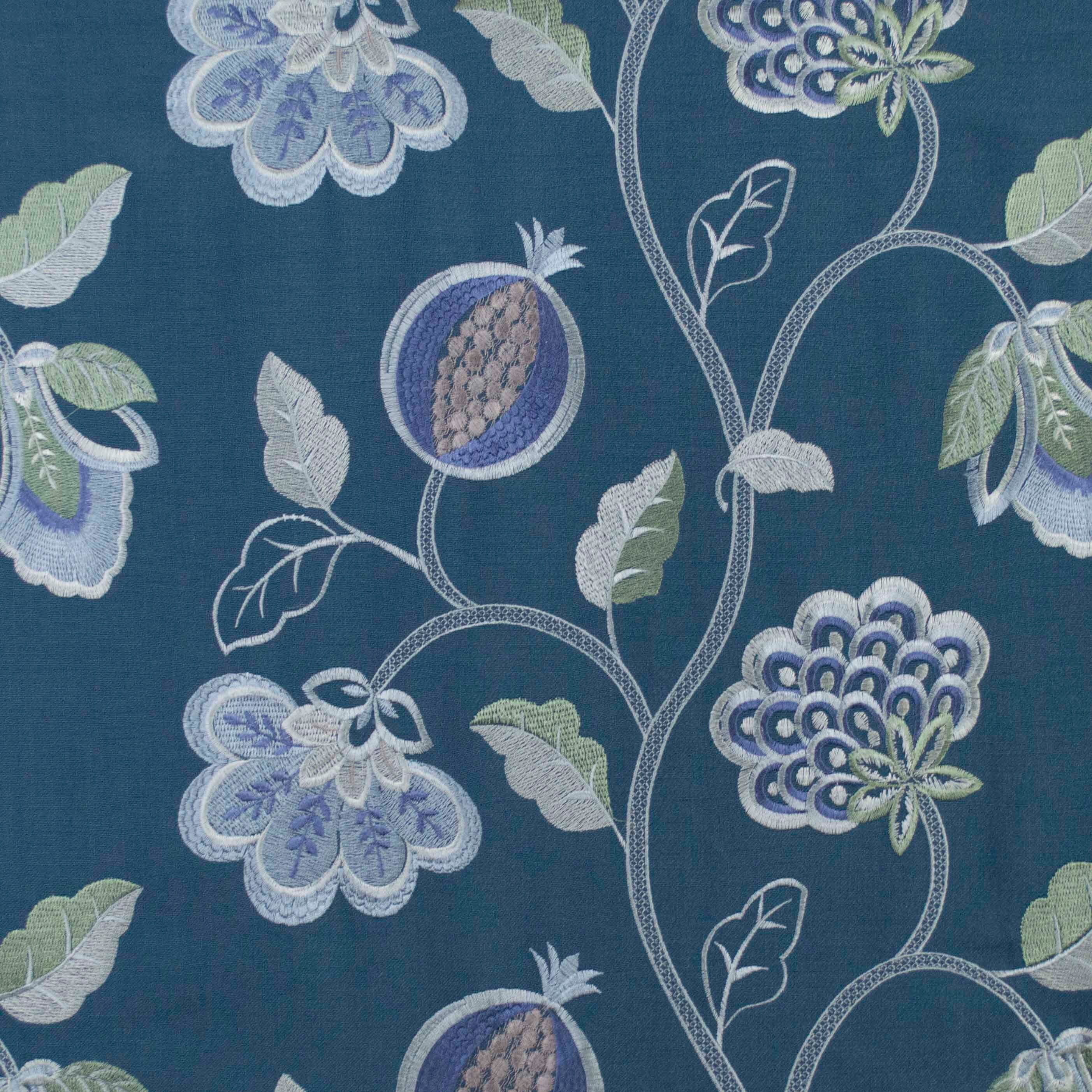 Starlight Embroidered Fabric by the Yard - Etsy