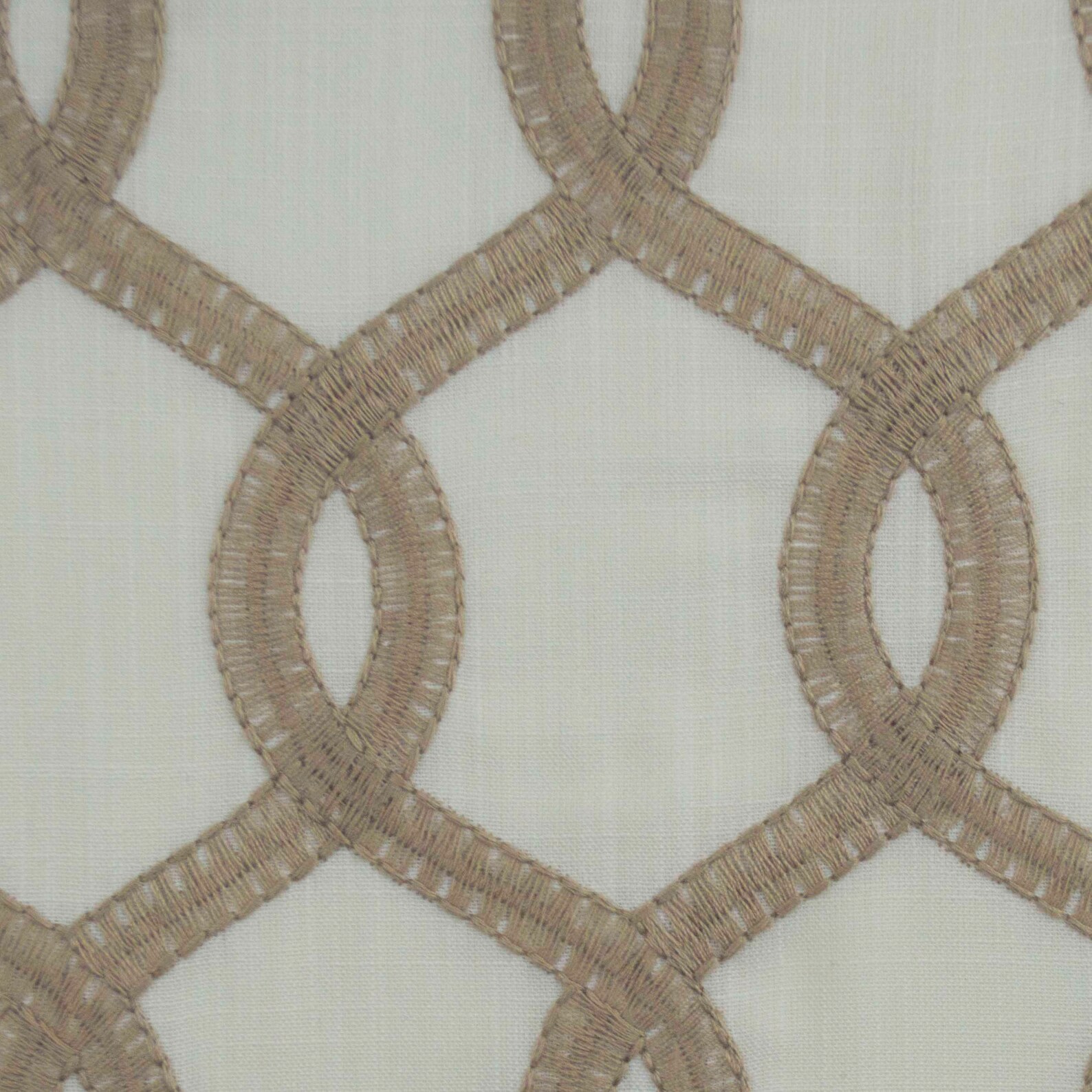 Nantucket Embroidered fabric by the yard | Etsy