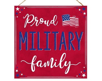 Military Family Sign - Etsy