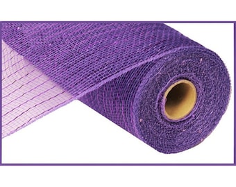 Poly Deco Mesh Metallic Purple Deco Mesh 10 X 10 Yds RE130123 - Etsy