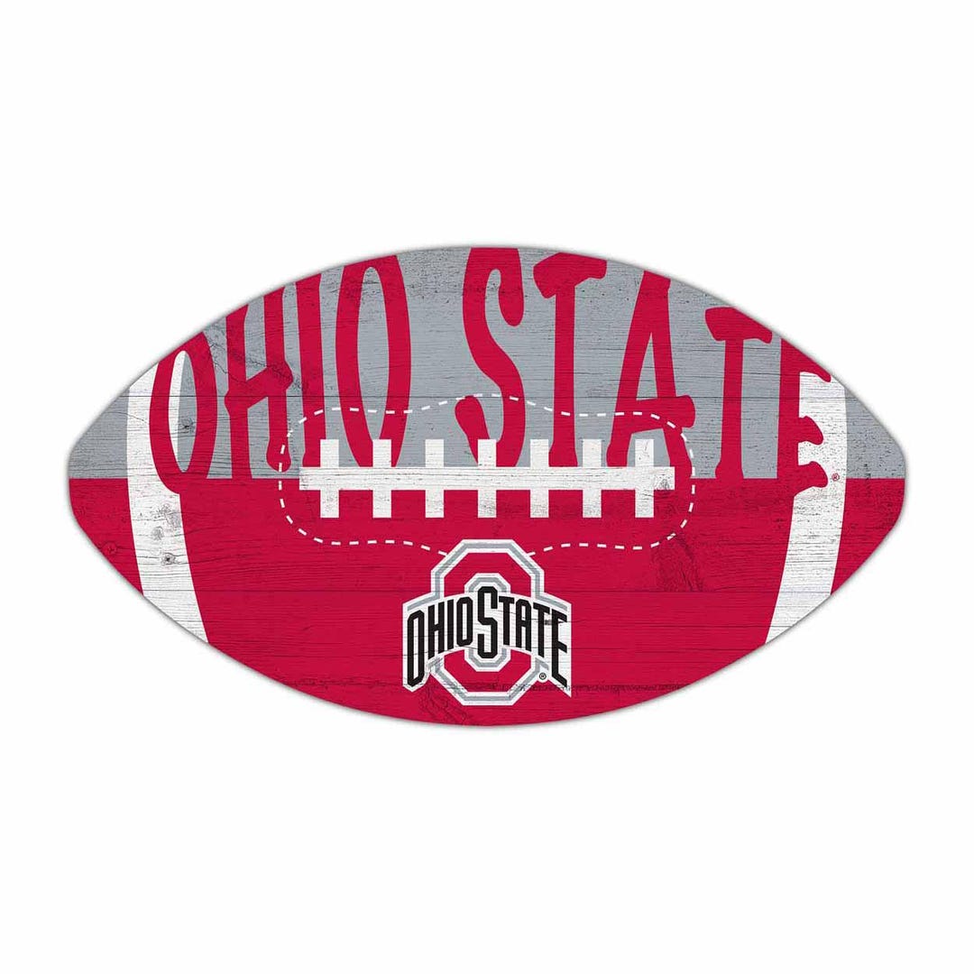 Ohio State Sign - Color Football - Officially Licensed Product W ...
