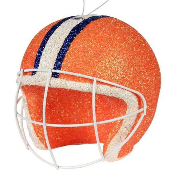Blue Orange Football Helmet Ornament MS1181E9 - Etsy