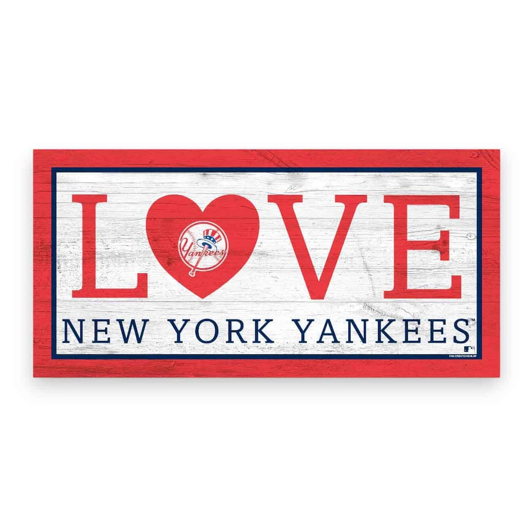 NY Yankees Love Sign - Officially Licensed Product W/hologram - Etsy