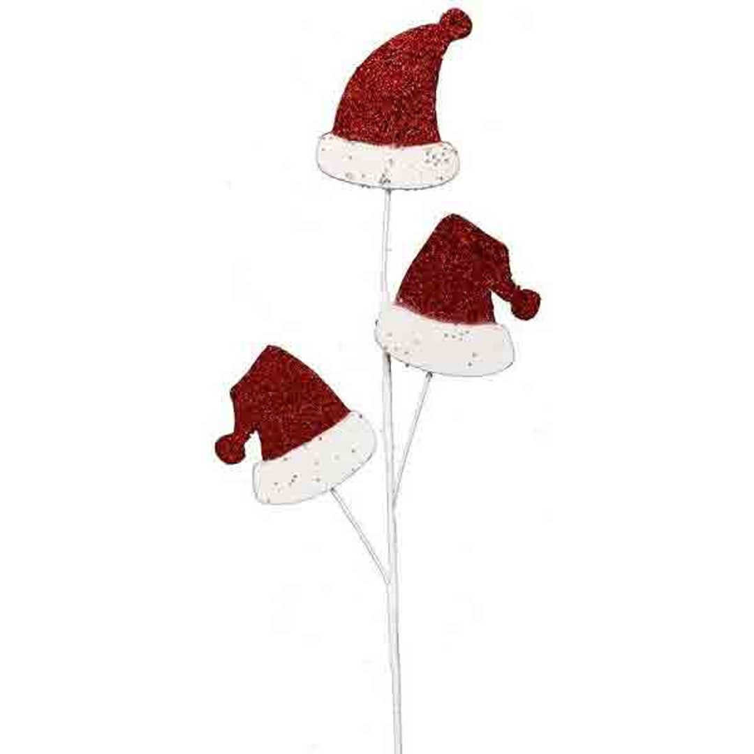 28 Glitter Santa Hat Pick XP3650 - Etsy