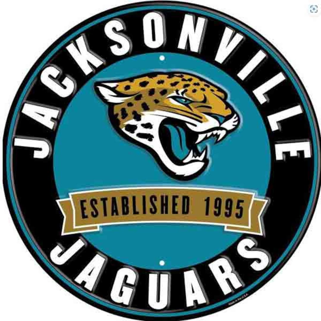 12 Jacksonville Jaguars Round Sign Officially Licensed Product W ...