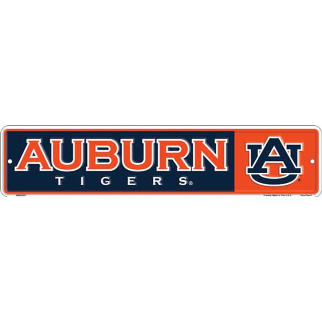 Auburn Tigers Rectangle Metal Sign Officially Licensed Product W ...