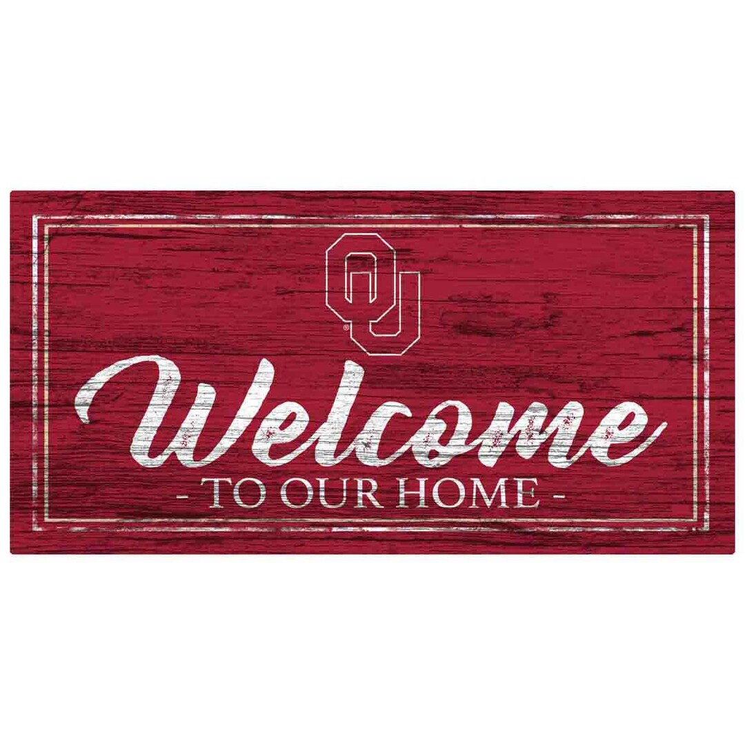 Oklahoma Sooners Home Sign - Officially Licensed Product W/hologram - Etsy