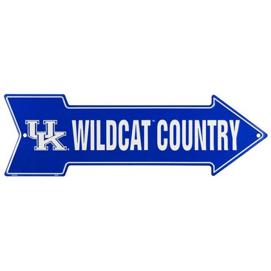 Kentucky Wildcats Arrow Sign Officially Licensed Product W/hologram - Etsy
