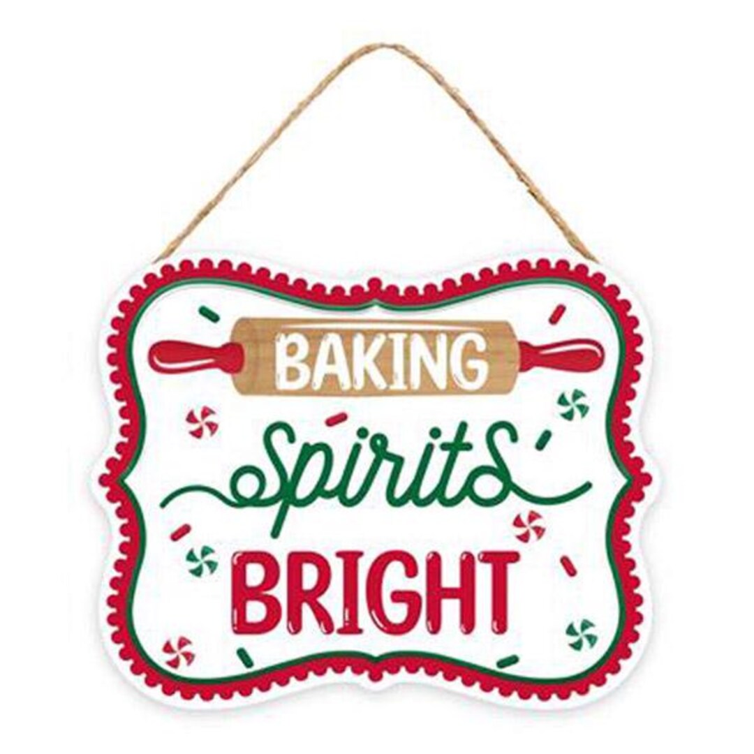 Christmas Baking Sign - Etsy