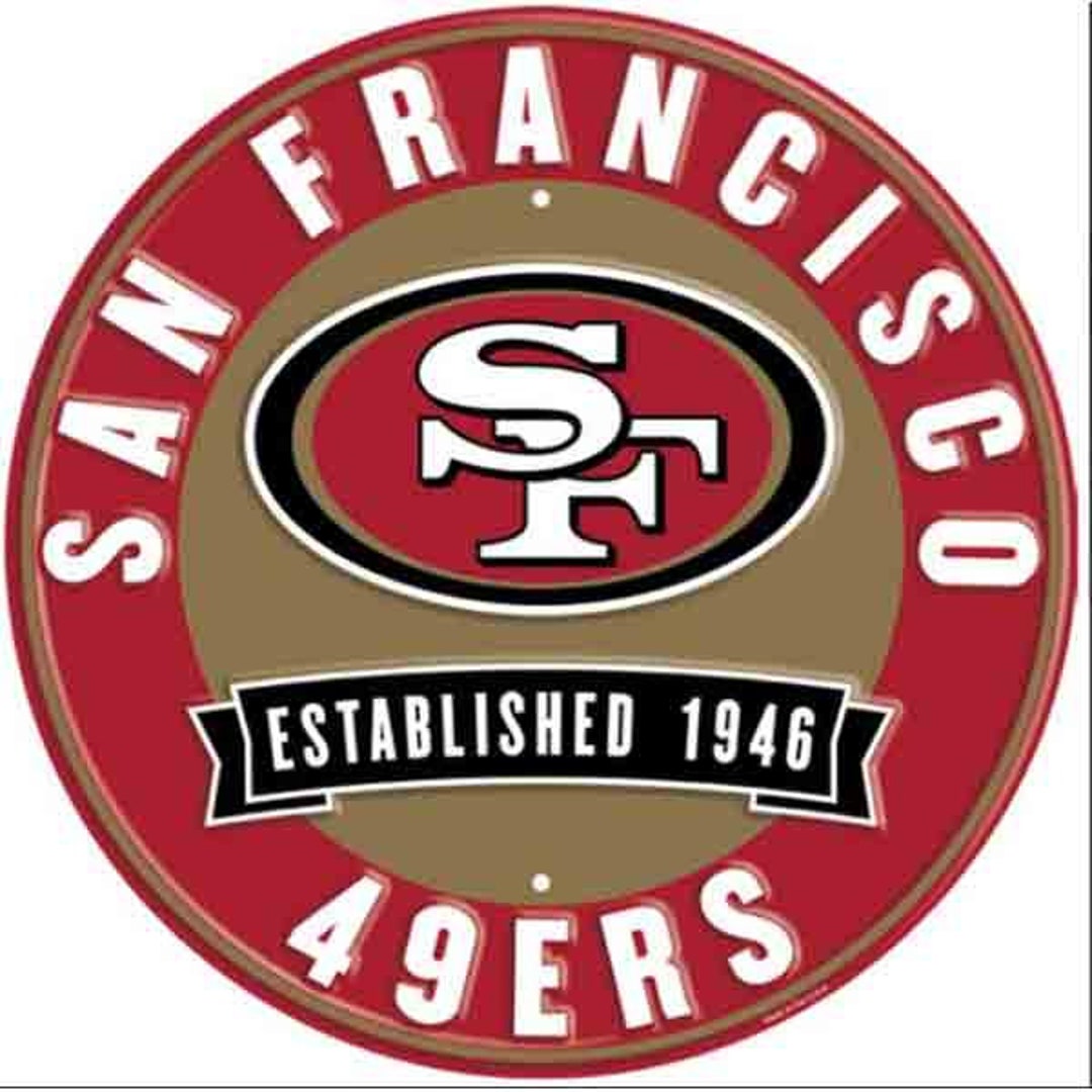 San Francisco 49ers Round Sign Officially Licensed Product W/hologram ...