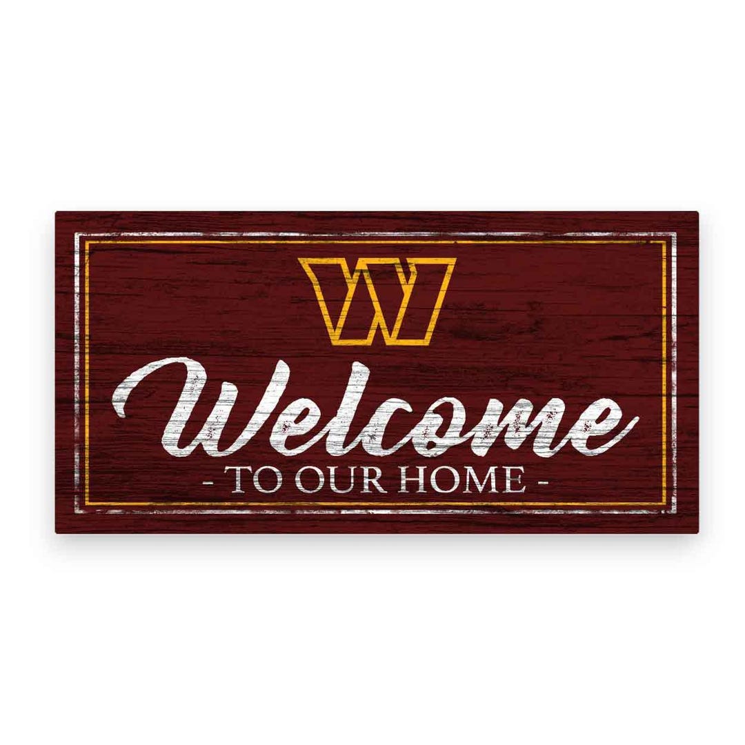 Washington Commanders Home Sign - Officially Licensed Product W ...