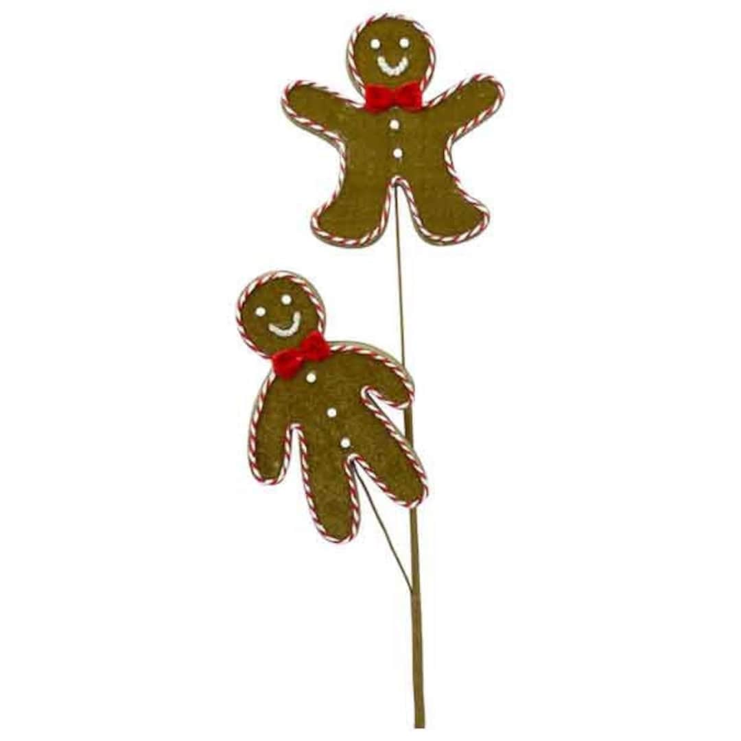 26 Peppermint Gingerbread Pick 84652BN - Etsy