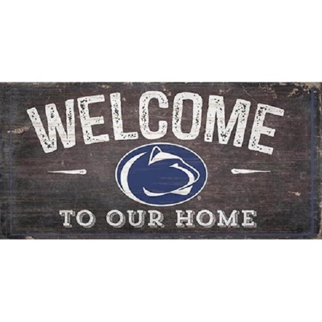 Penn State Welcome Sign, Officially Licensed Product W/hologram - Etsy