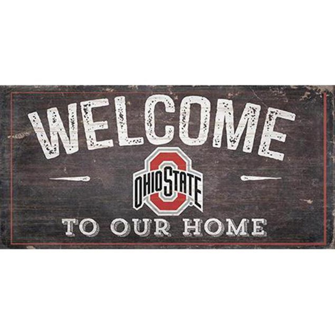 Ohio State Sign - Welcome - Officially Licensed Product W/hologram - Etsy