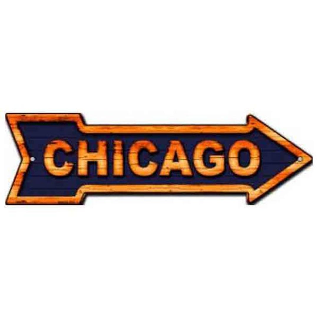 Chicago Arrow Sign - Etsy