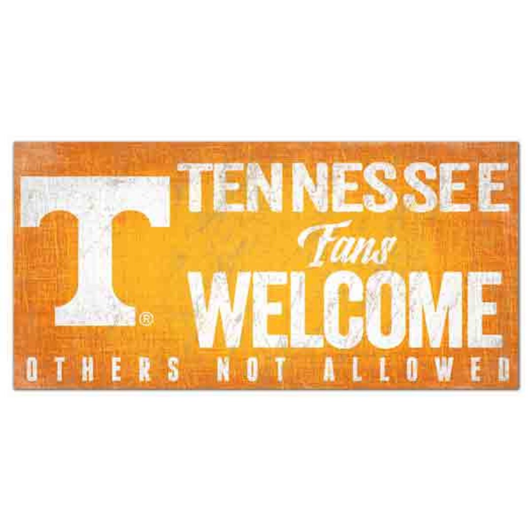 Tennessee Vols Fan Sign Officially Licensed Product W/hologram - Etsy