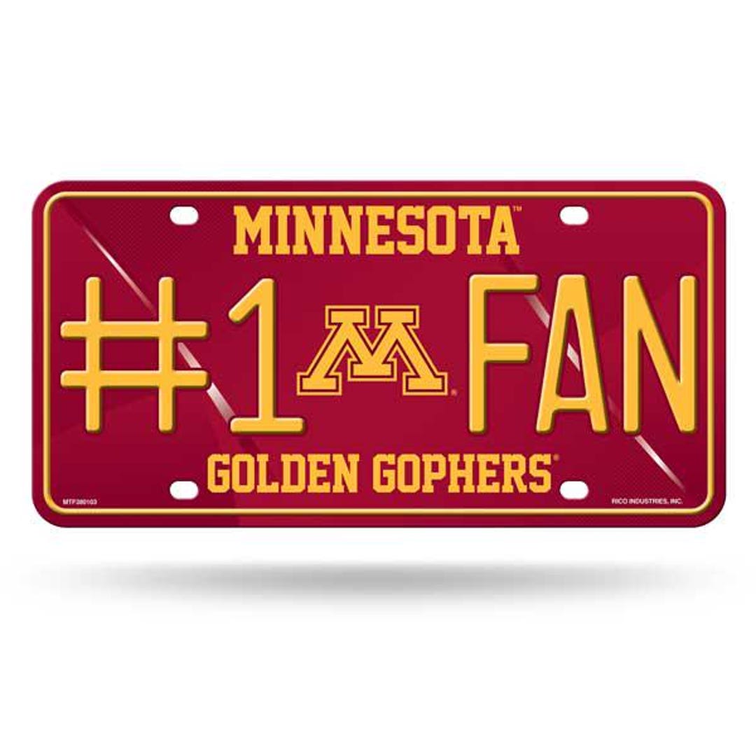 Minnesota Gophers License Plate - Officially Licensed Product W ...