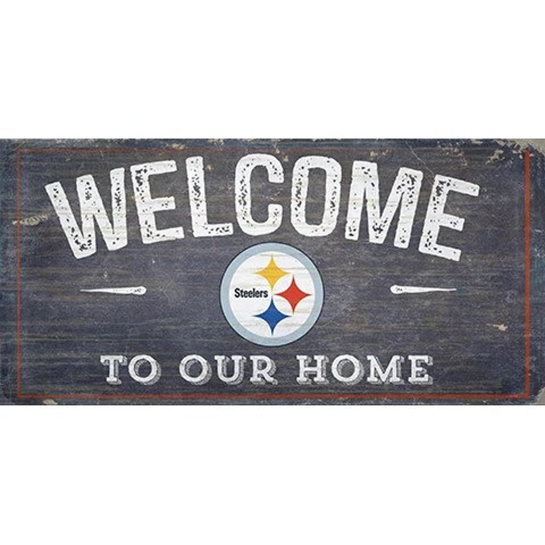 Pittsburgh Steelers Welcome Sign Officially Licensed Product W/hologram ...
