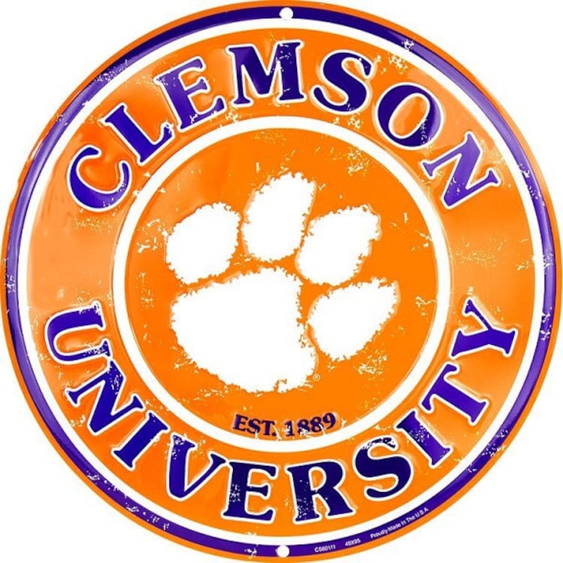 Clemson Sign - Etsy