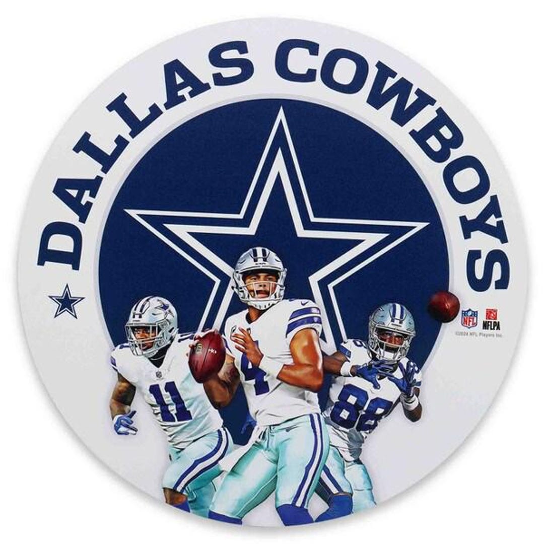 Dallas Cowboys Sign Officially Licensed Product W/hologram - Etsy