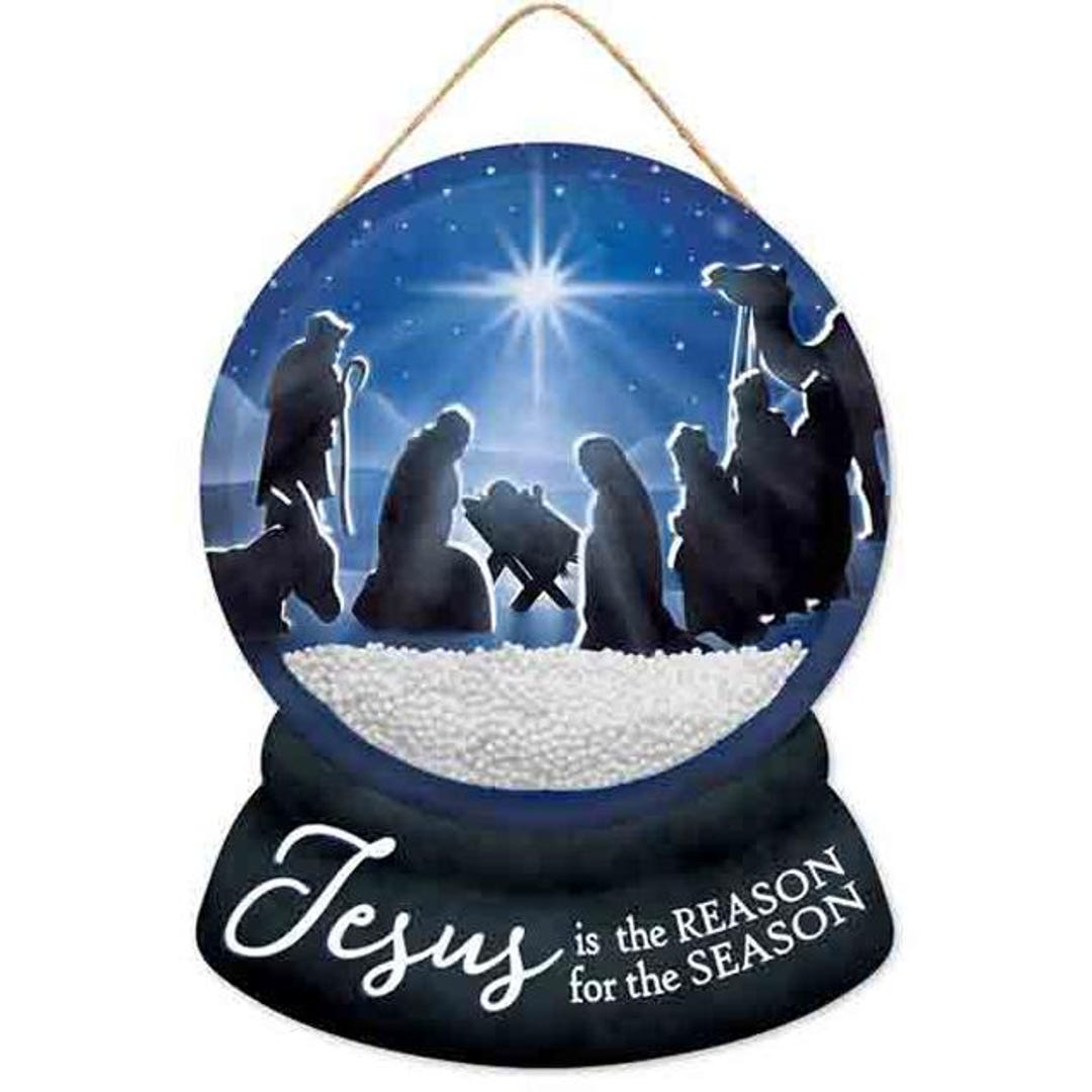Jesus Snow Globe Sign AP07245 - Etsy