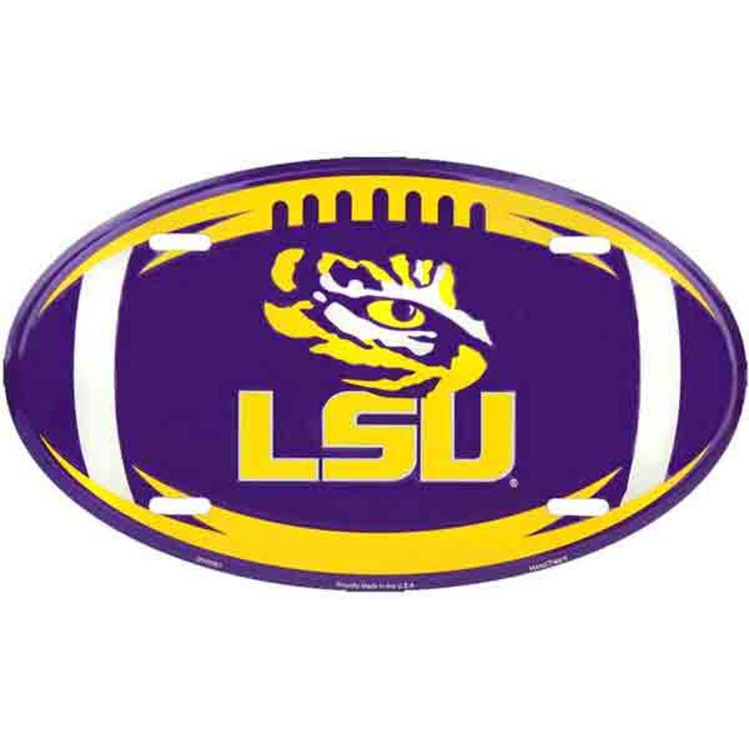 LSU License Plate - Oval - Officially Licensed Product W/hologram - Etsy