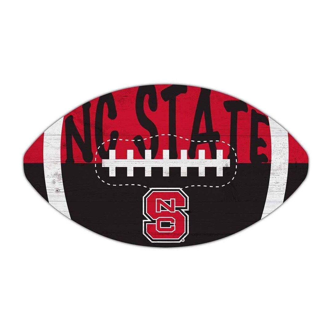 NC State Color Football Sign - Officially Licensed Product W/hologram ...