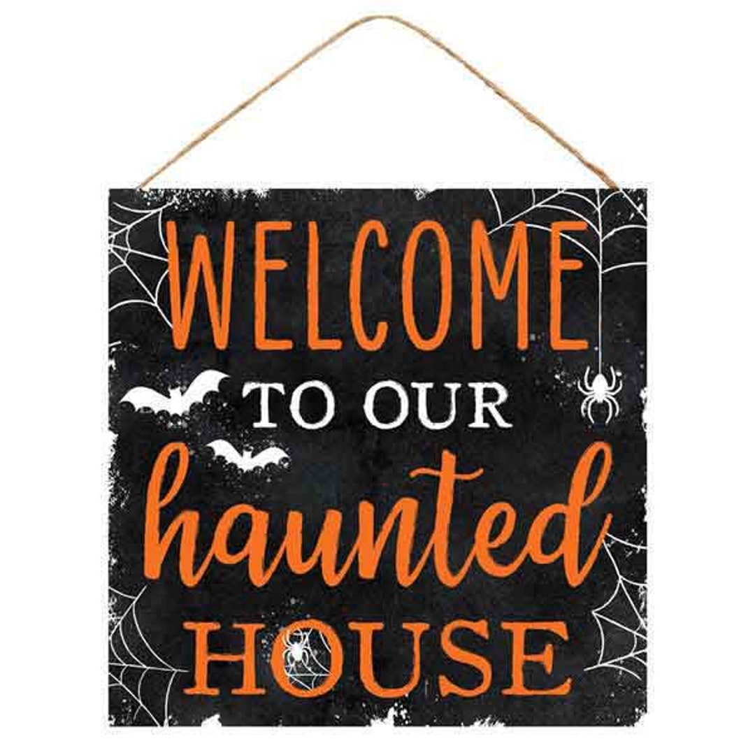 10 Welcome Haunted House Sign AP7004 - Etsy