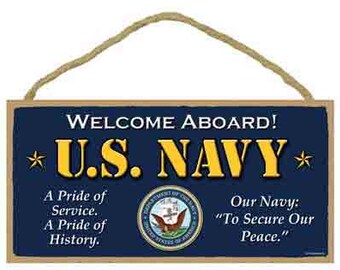 Us Navy Wood Sign - Etsy