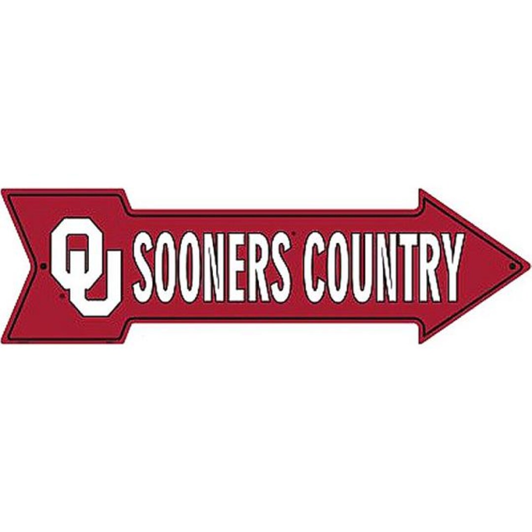 Oklahoma Sooners Sign - Arrow - Officially Licensed Product W/hologram ...