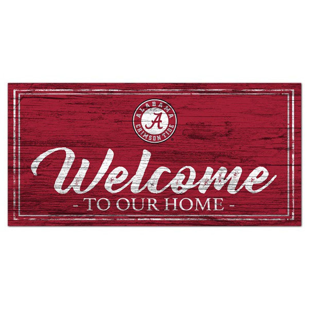 12 Alabama Crimson Tide Welcome Sign Officially - Etsy