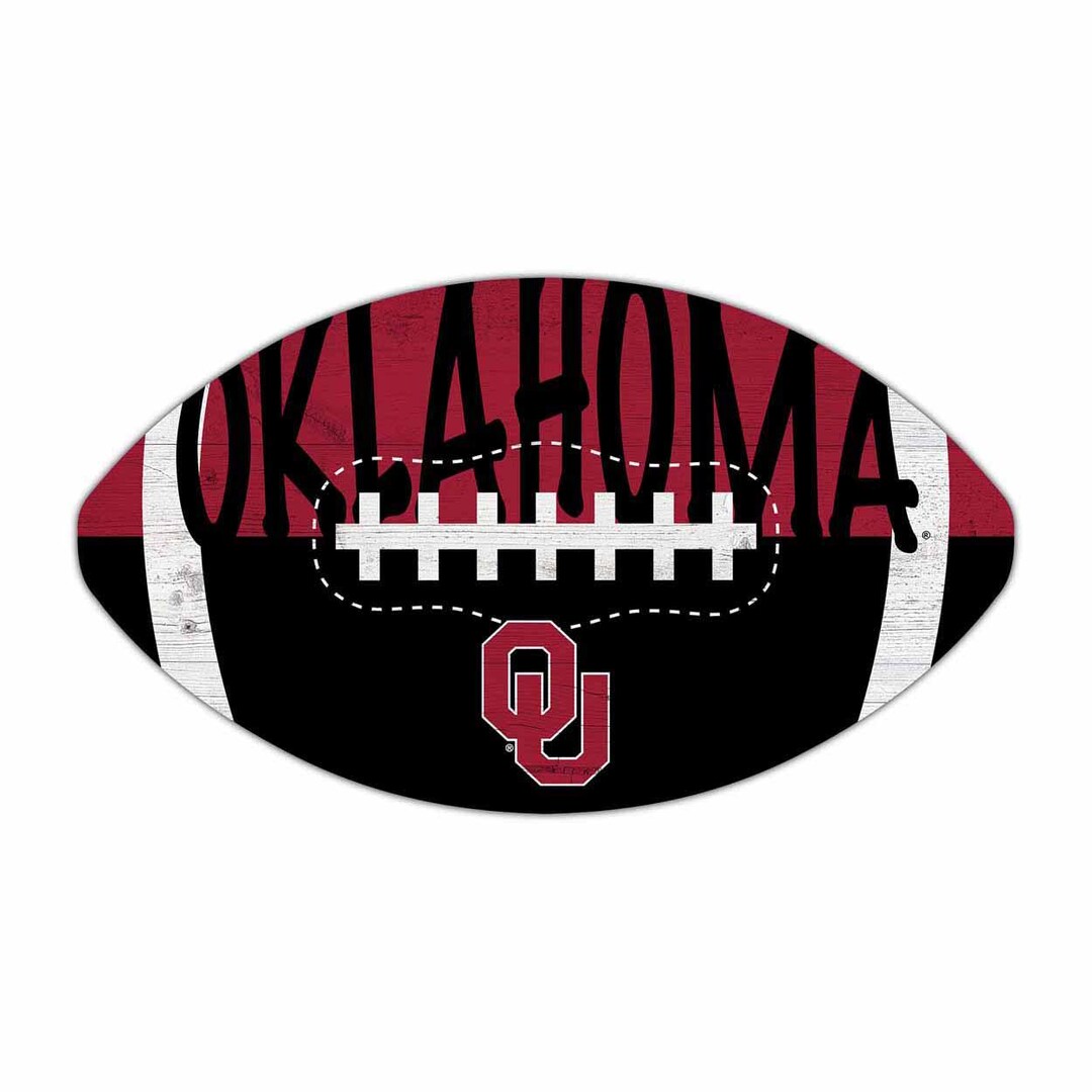 Oklahoma Sooners Sign - Color Football - Officially Licensed Product W ...