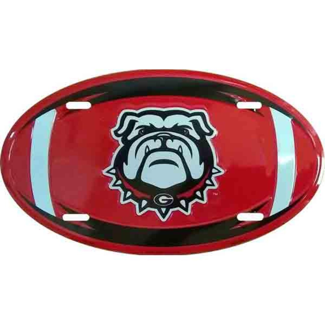 Georgia Bulldogs License Plate - Oval - Officially Licensed Product W ...