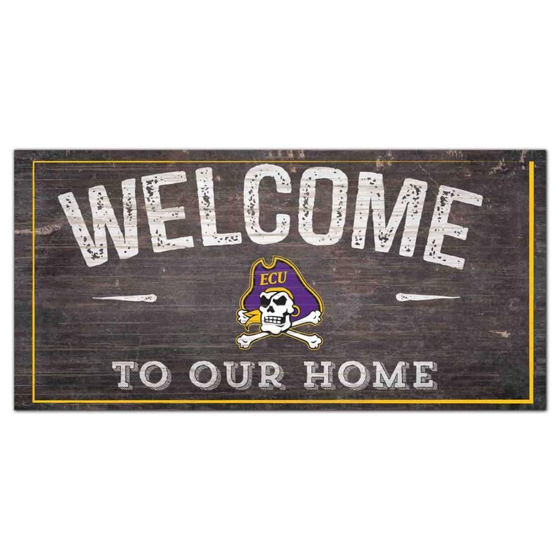 ECU Welcome Sign - Officially Licensed Product W/hologram - Etsy
