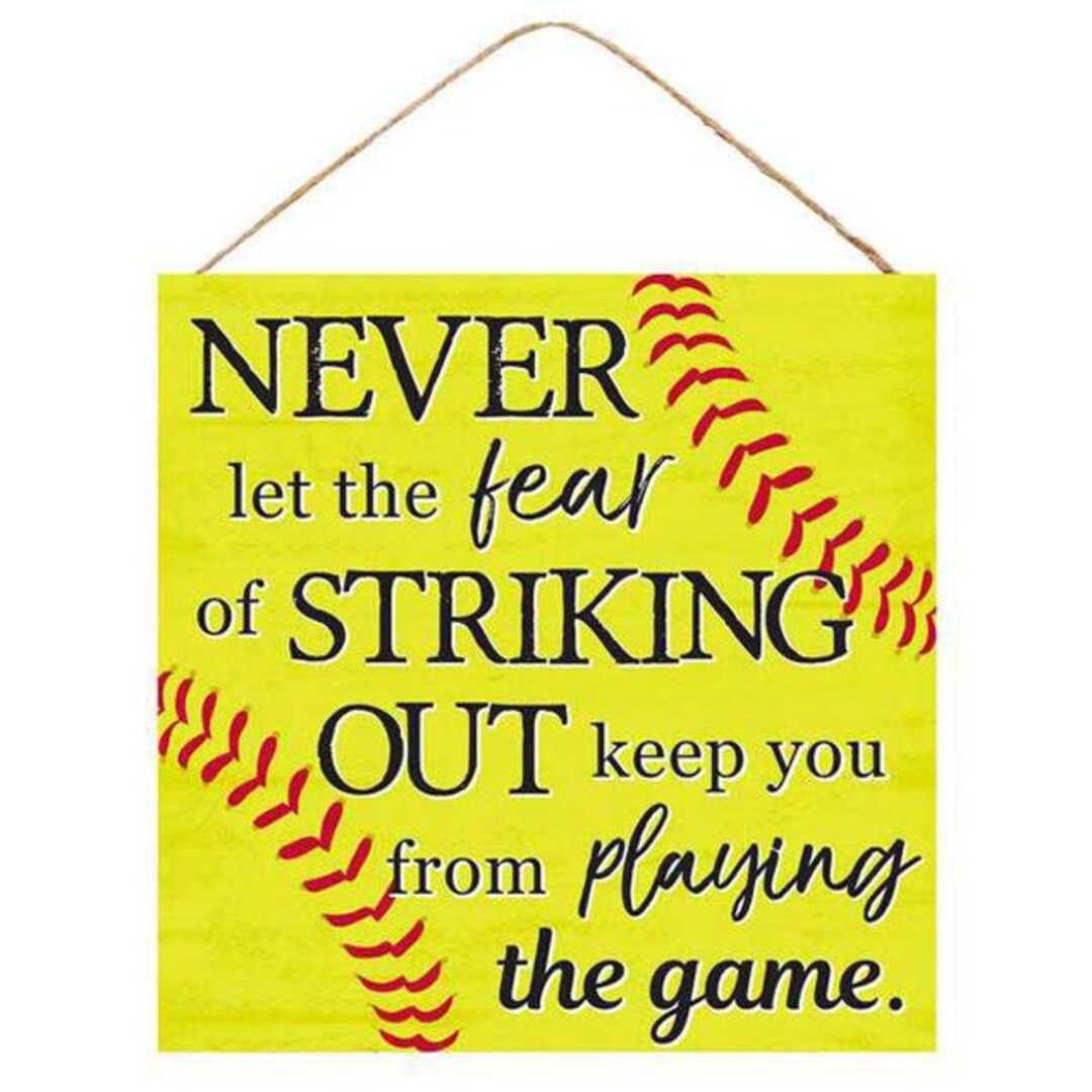 Softball Sign AP8296 - Etsy