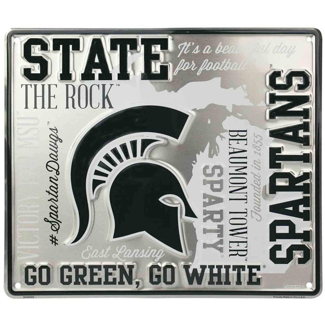 Michigan State Sign - Square - Officially Licensed Product W/hologram ...