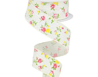 Pink Wired Ribbon | Etsy