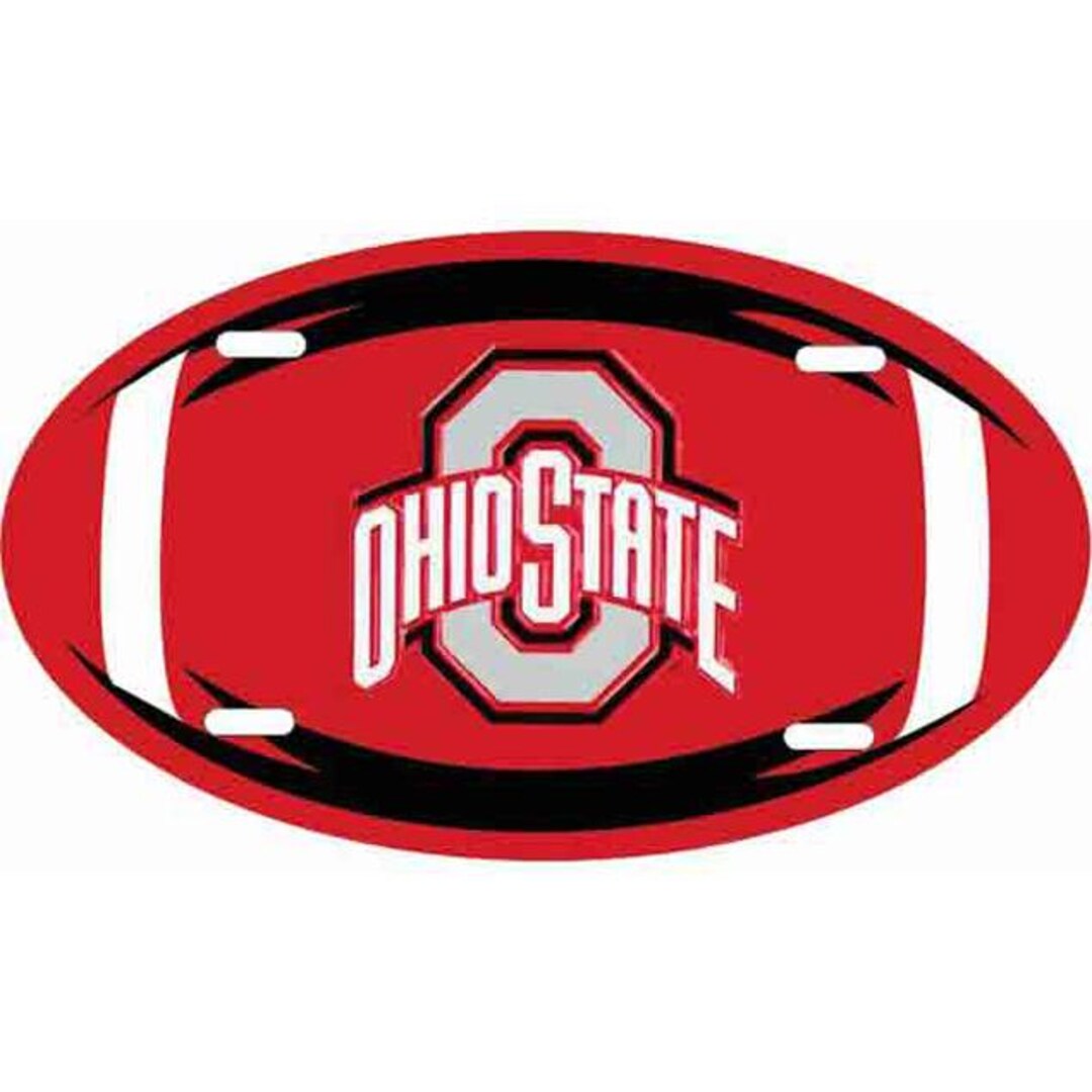 Ohio State Buckeyes License Plate - Oval - Officially Licensed Product ...