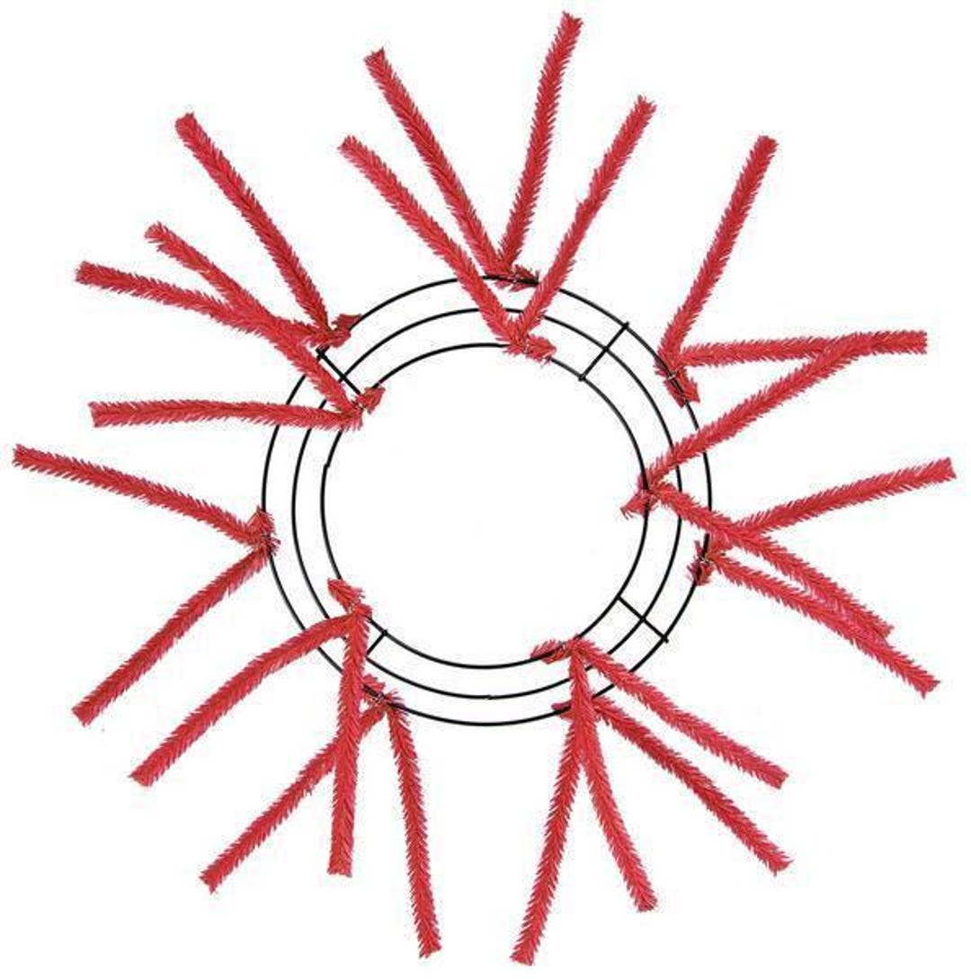 10-20 Red Wire Wreath Frame XX167824 - Etsy