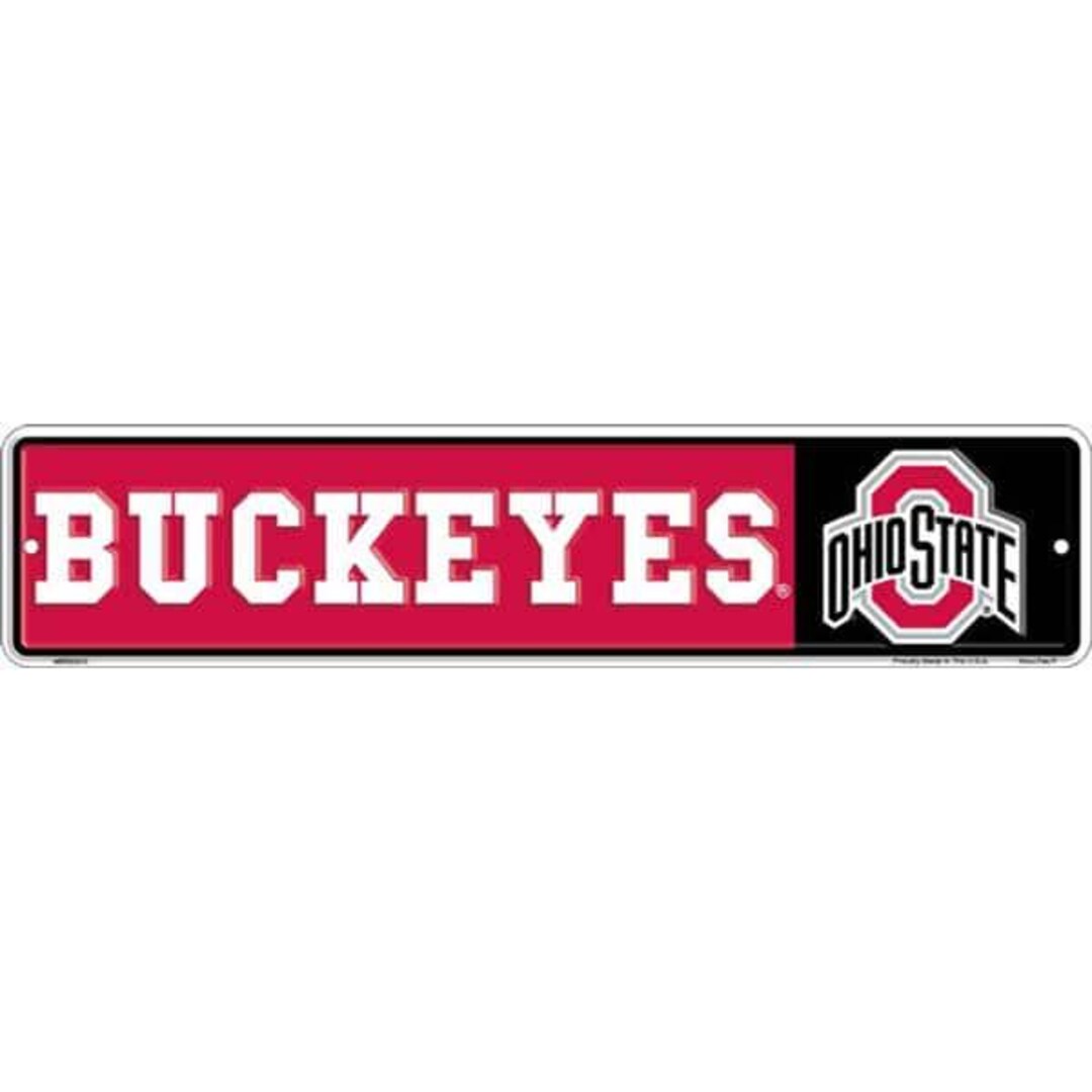 Ohio State Sign - Rectangle Metal - Officially Licensed Product W ...