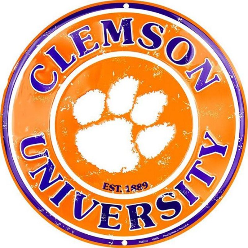 Clemson Sign - Etsy