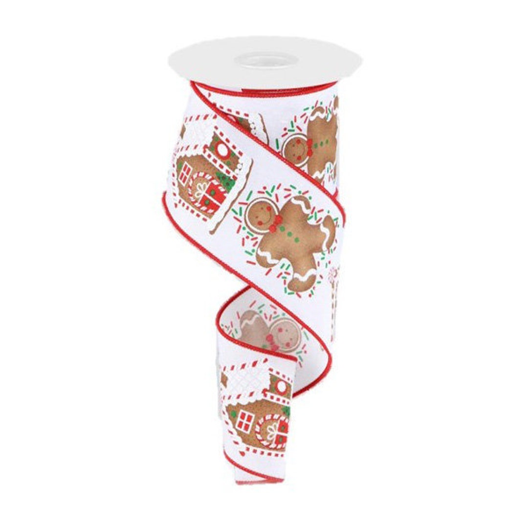 2.5 Gingerbread House Ribbon RGC171627 Wired, 10 Yards - Etsy