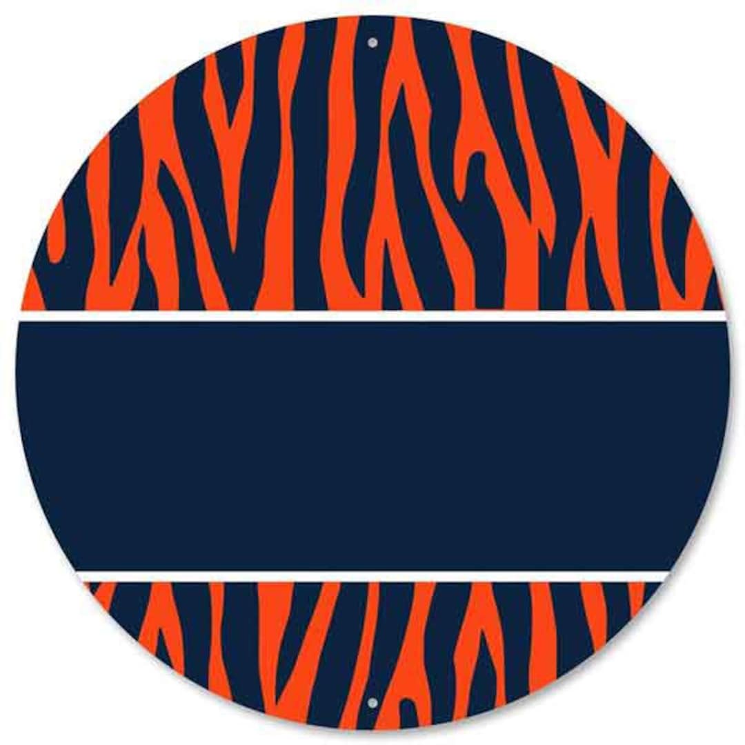 12 Auburn Tigers Round Sign MD089841 - Etsy
