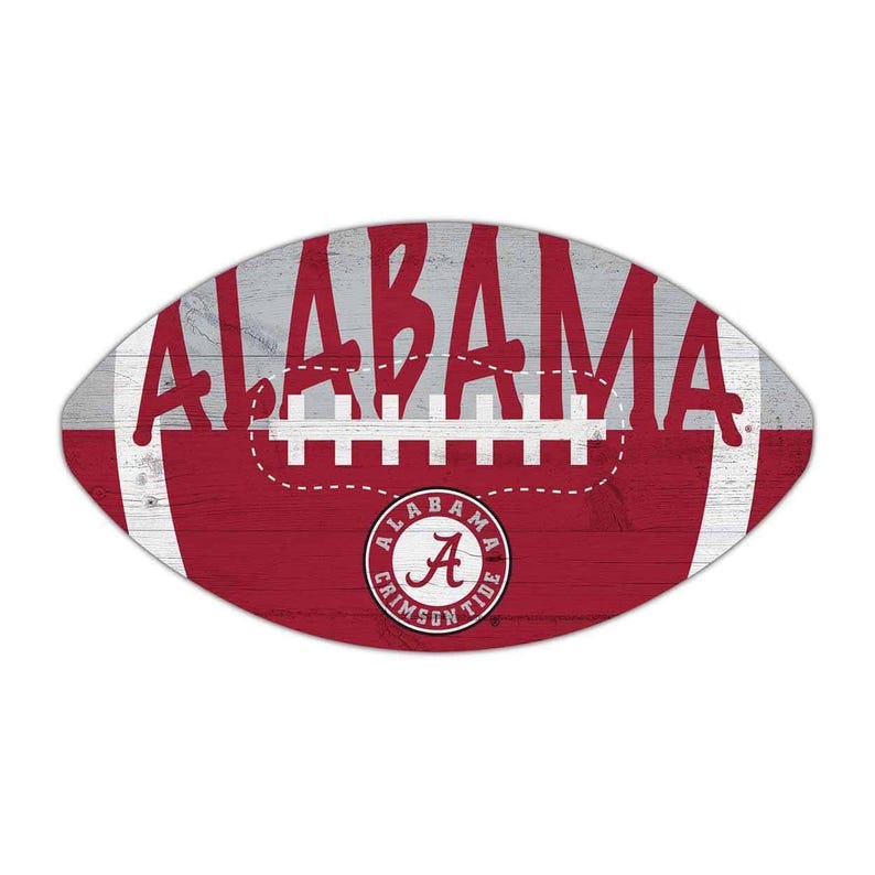 Alabama Color Football Sign - Officially Licensed Product W/hologram - Etsy