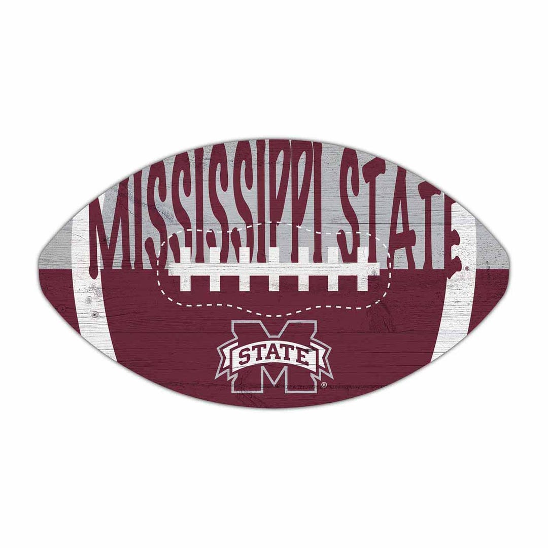 Mississippi State Sign - Color Football - Officially Licensed Product W ...